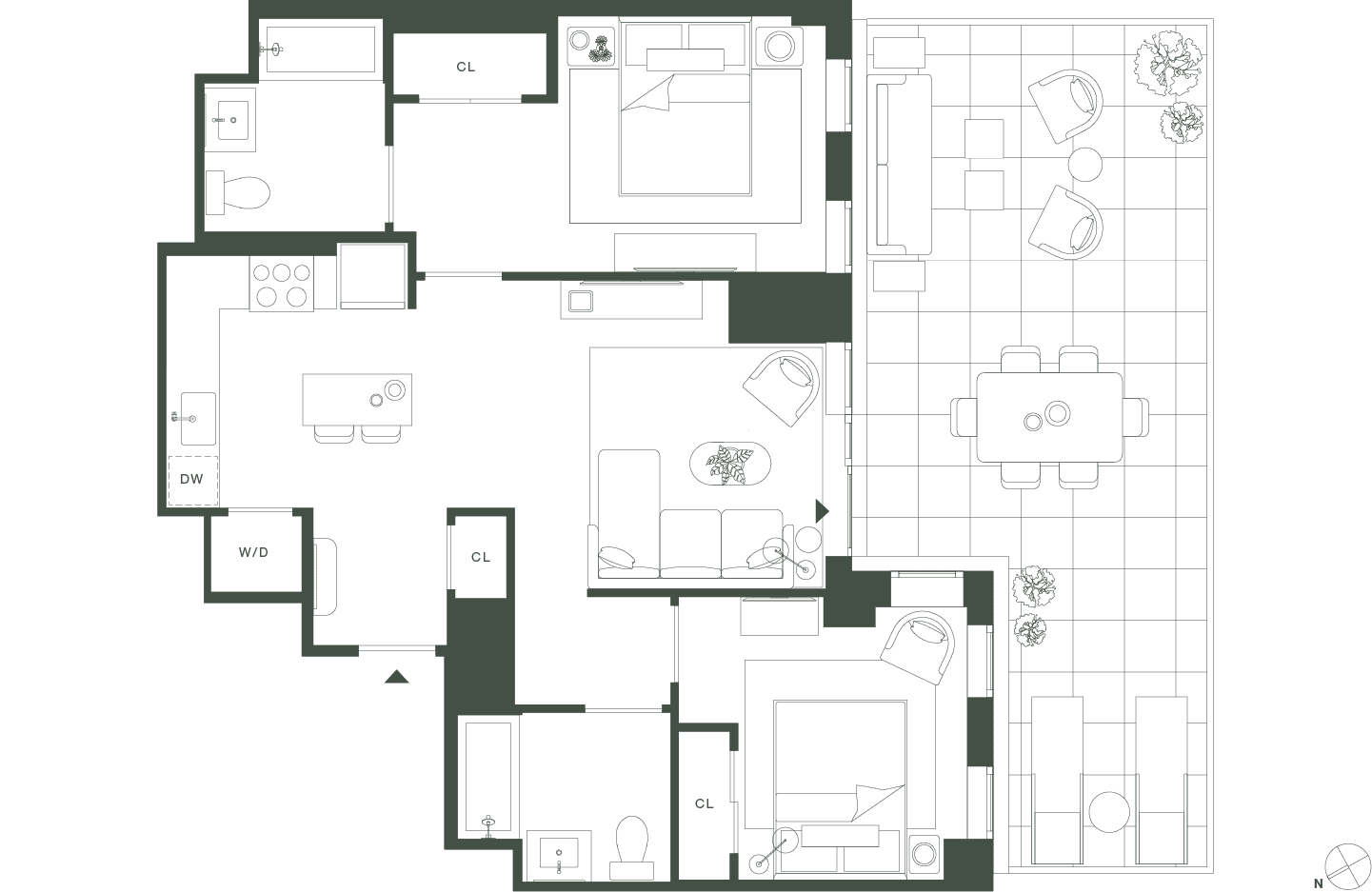 Current Availability | Luxury Apartments for Rent at 420 Carroll